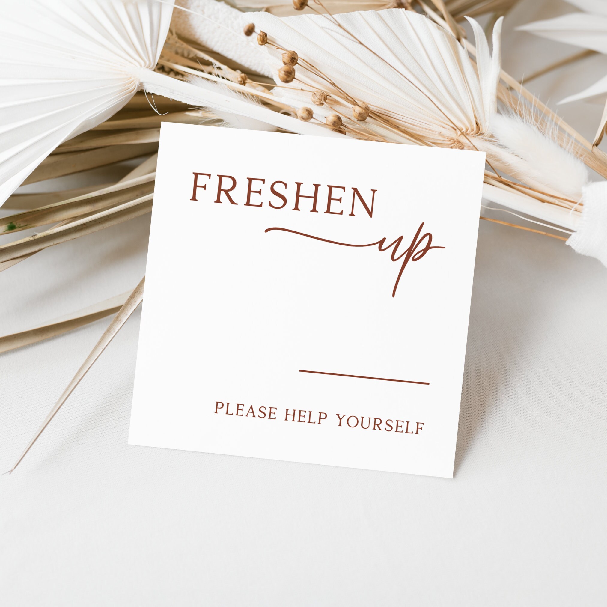 Bathroom Basket Sign Template, Editable Wedding Basket Sign, Restroom ...