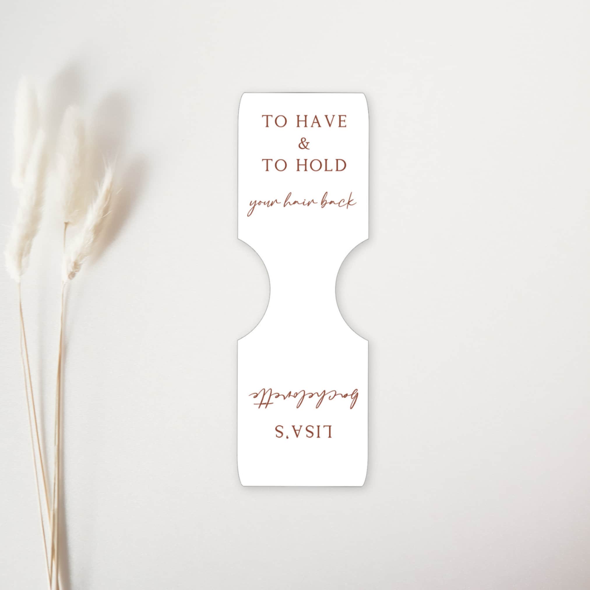 Printable Scrunchie Tag Template, Bachelorette Party Gift, to Have and ...