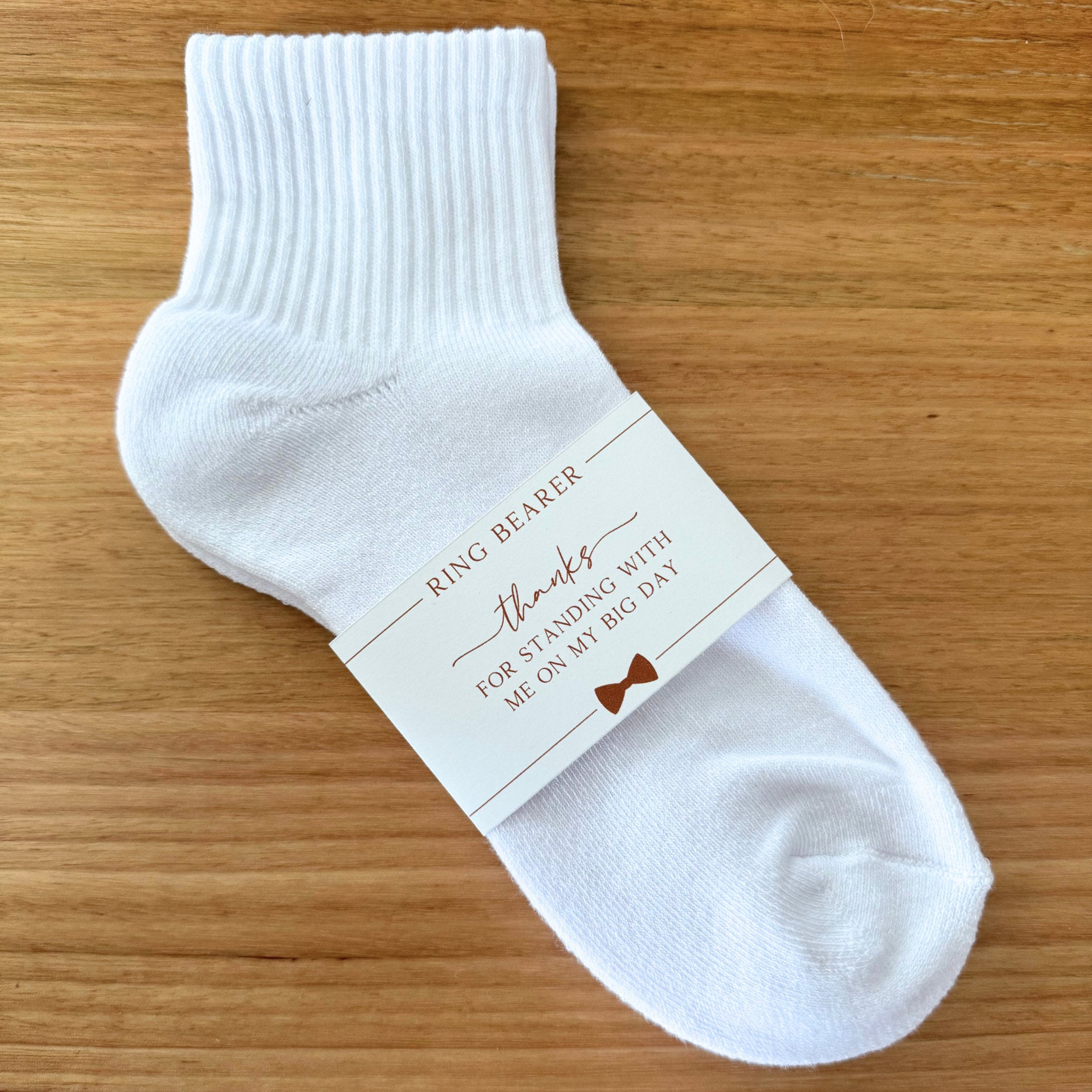 Groomsman Proposal Sock Wrap Template | Printable Wedding Socks | Ring ...