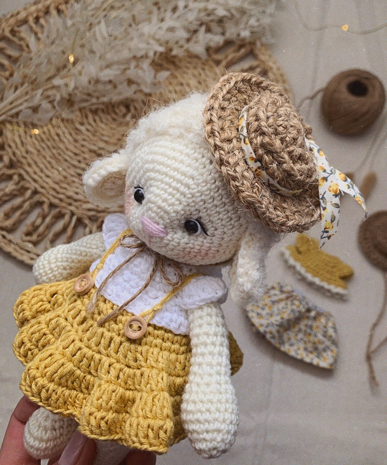 Little Lamb Crochet Pattern - Etsy