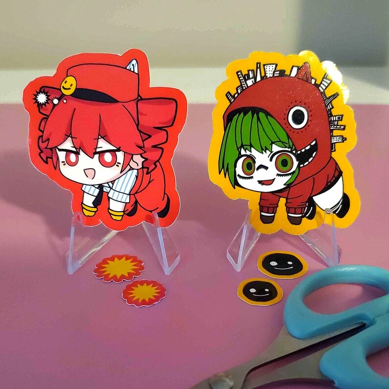 HOLO OPTION! Mesmerizer Teto Miku Vinyl Stickers (2.5"/.75"/.5 ...