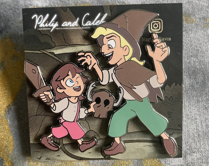 Philip and Caleb Wittebane Owl House Fantasy Enamel Pin - Etsy