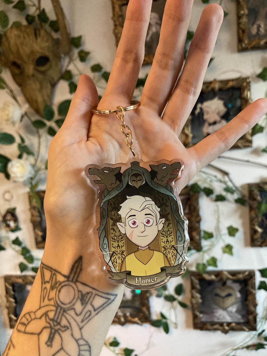 Hunter - Owl House Frame Keychain - Etsy