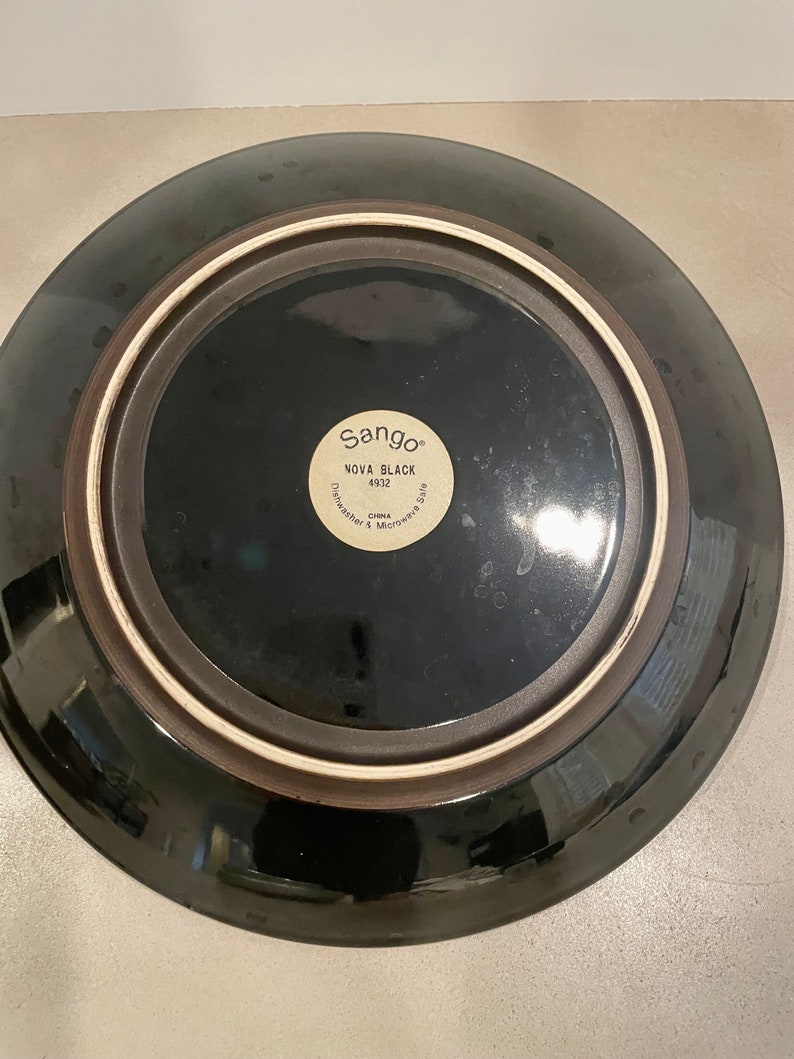 Sango Nova Black 4932 Dinnerware - Etsy