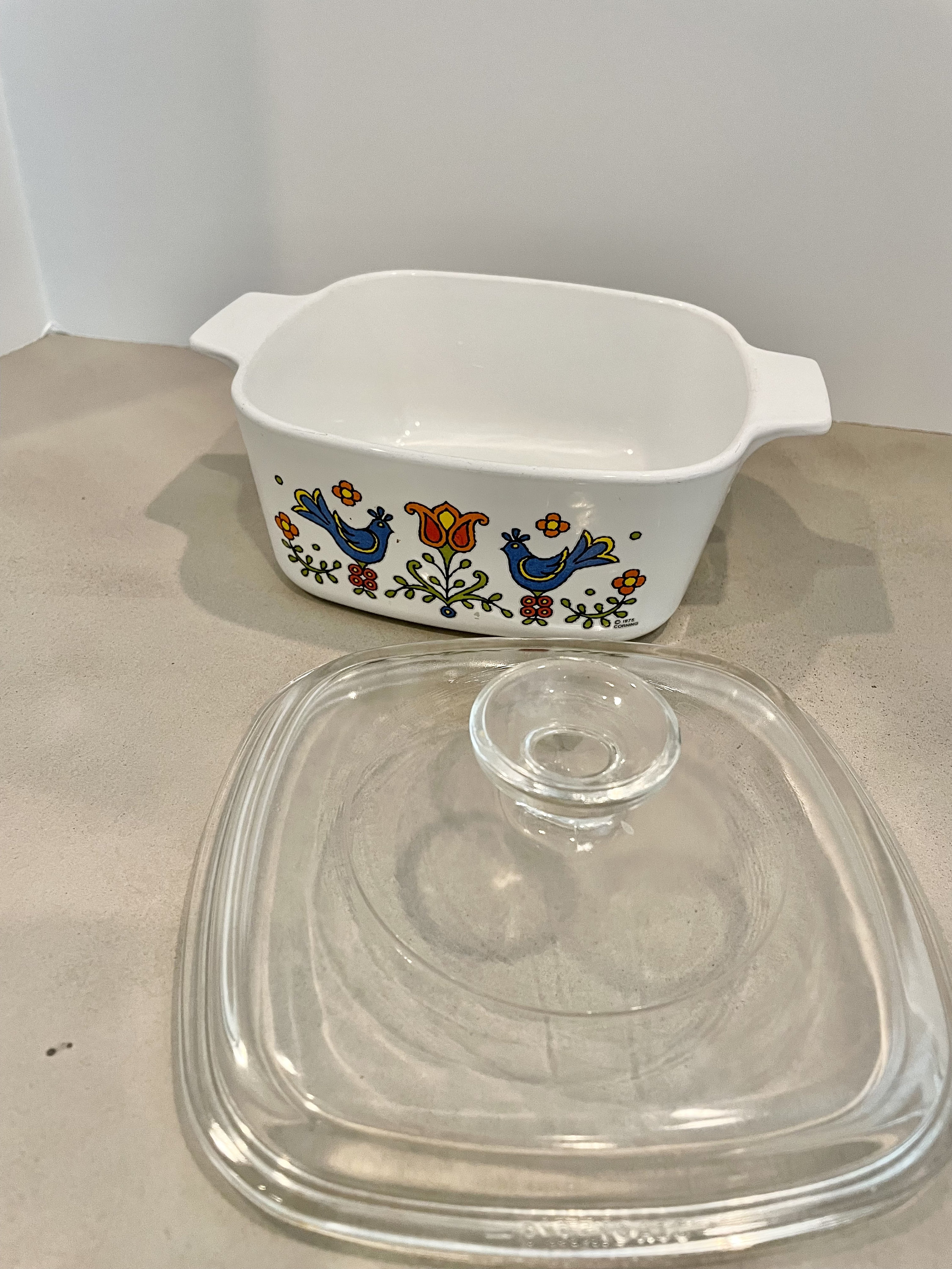 CORNING WARE Country Festival Blue Friendship 1-1/2 Quart - Etsy