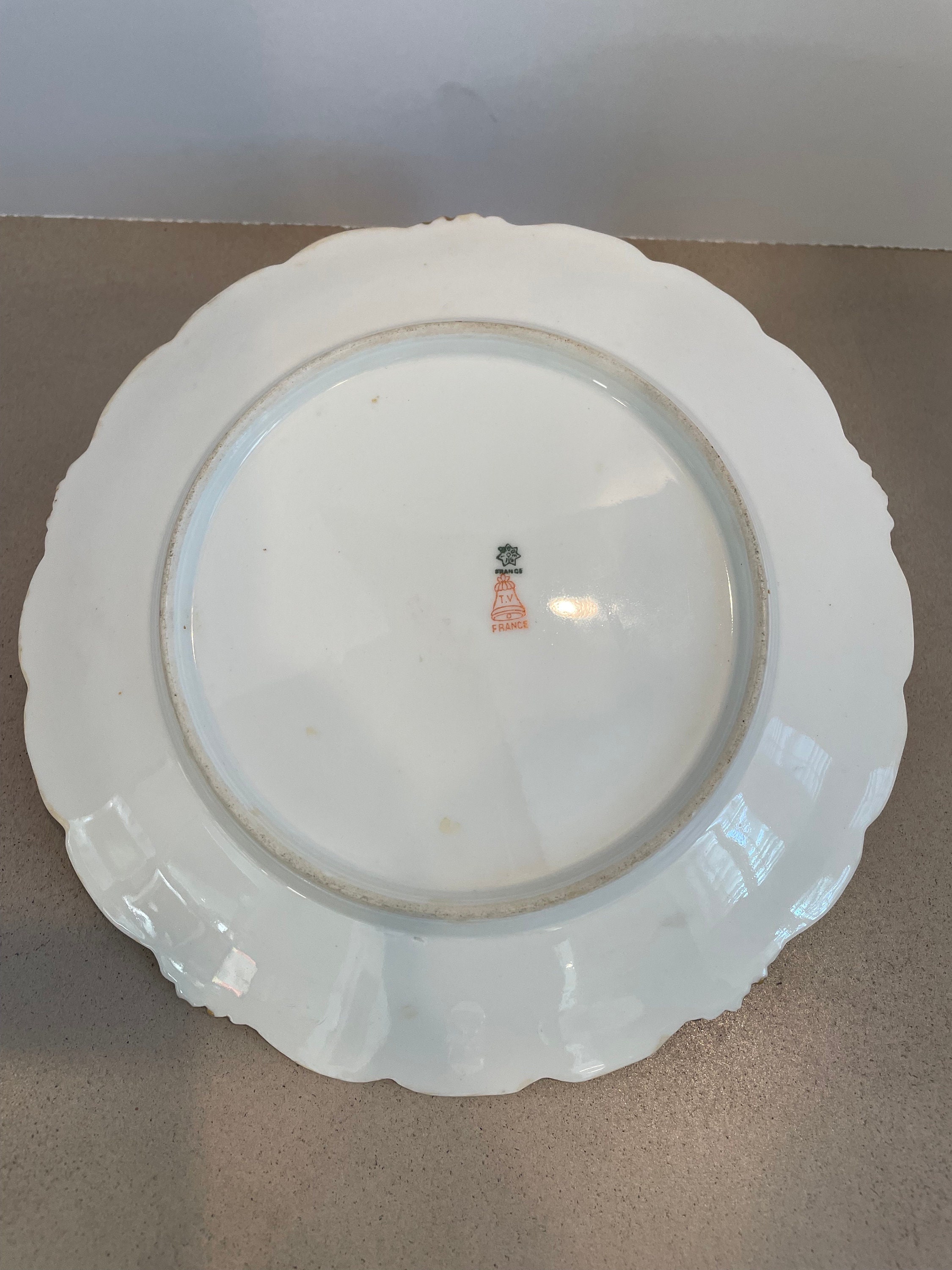 Antique Tressemann & Vogt T Vfrance Hand Painted 8.5D Plate 1891 1907 - Etsy