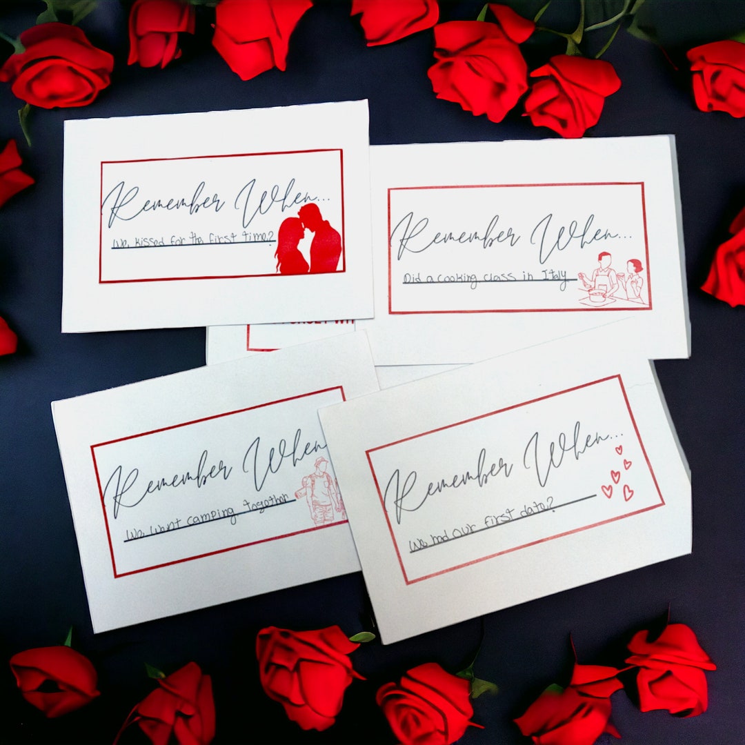DIY Remember When Letters, Red Remember When Labels, DIY Valentine's ...