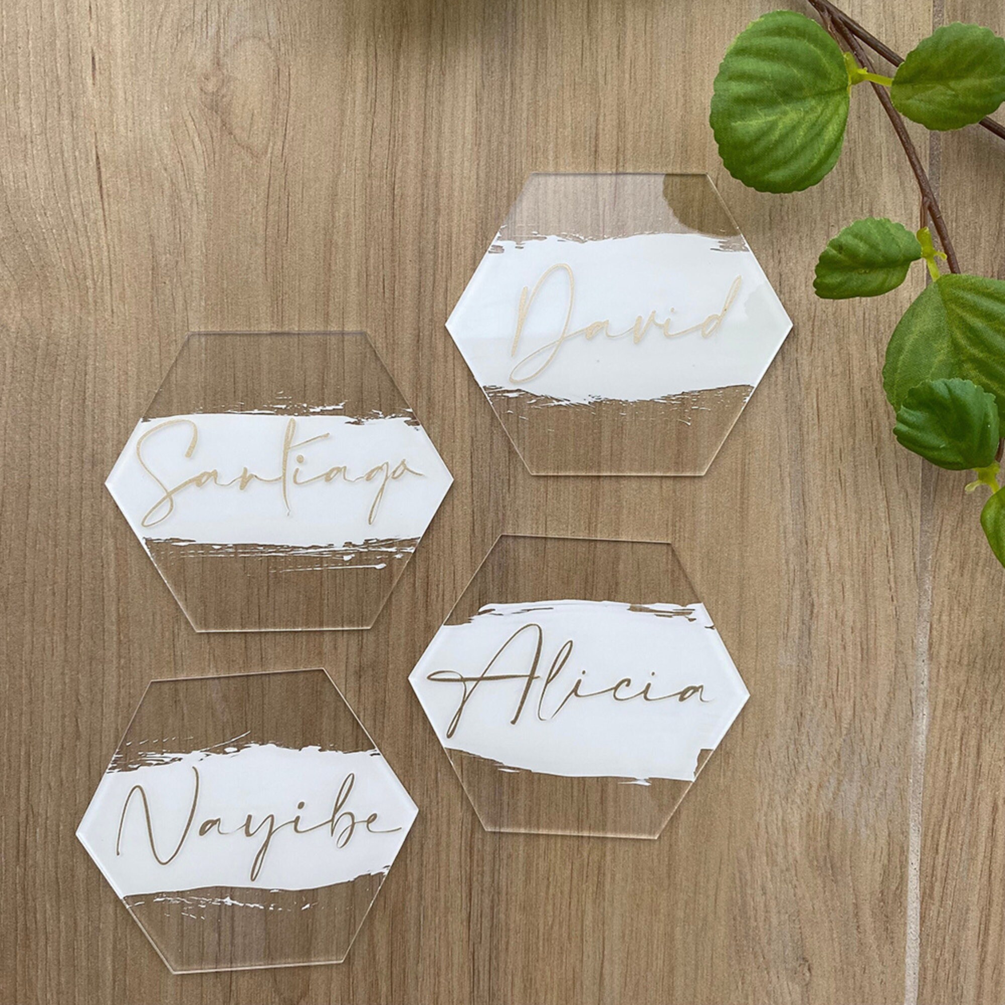 10pcs Pack Table Place Cards for Wedding Wedding Acrylic Place Cards ...