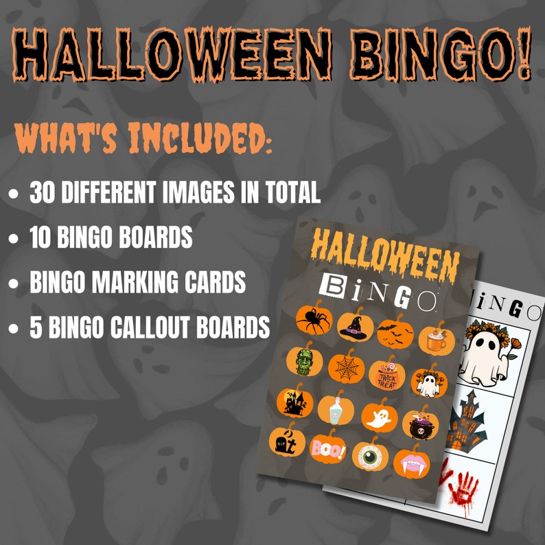 Printable Halloween Party Games Bundle (digital Download) - Etsy