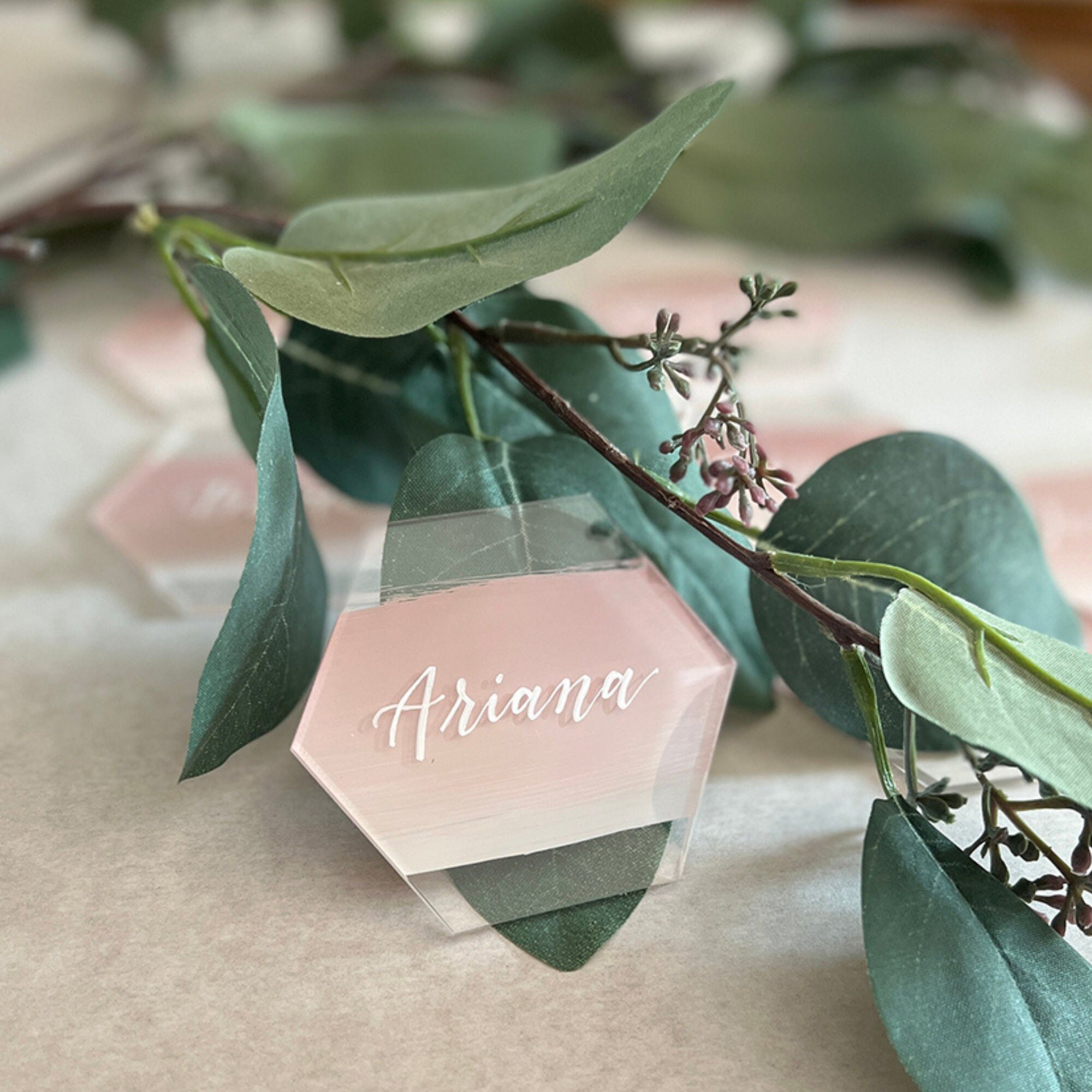 10pcs Pack Table Place Cards for Wedding Wedding Acrylic Place Cards ...