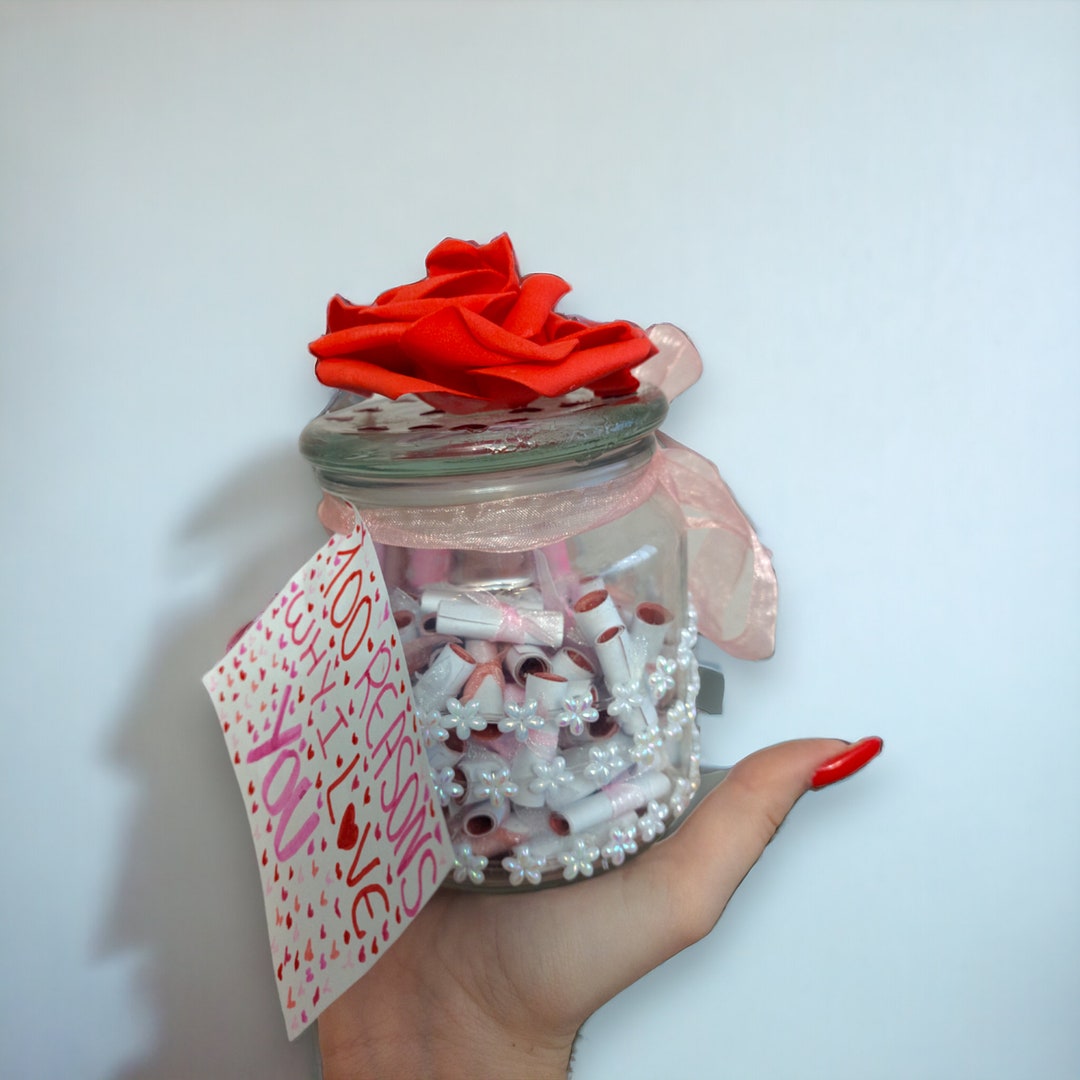 DIY 100 Reasons Why I Love You Notes for Jar, Valentine's Day Gifts - Etsy
