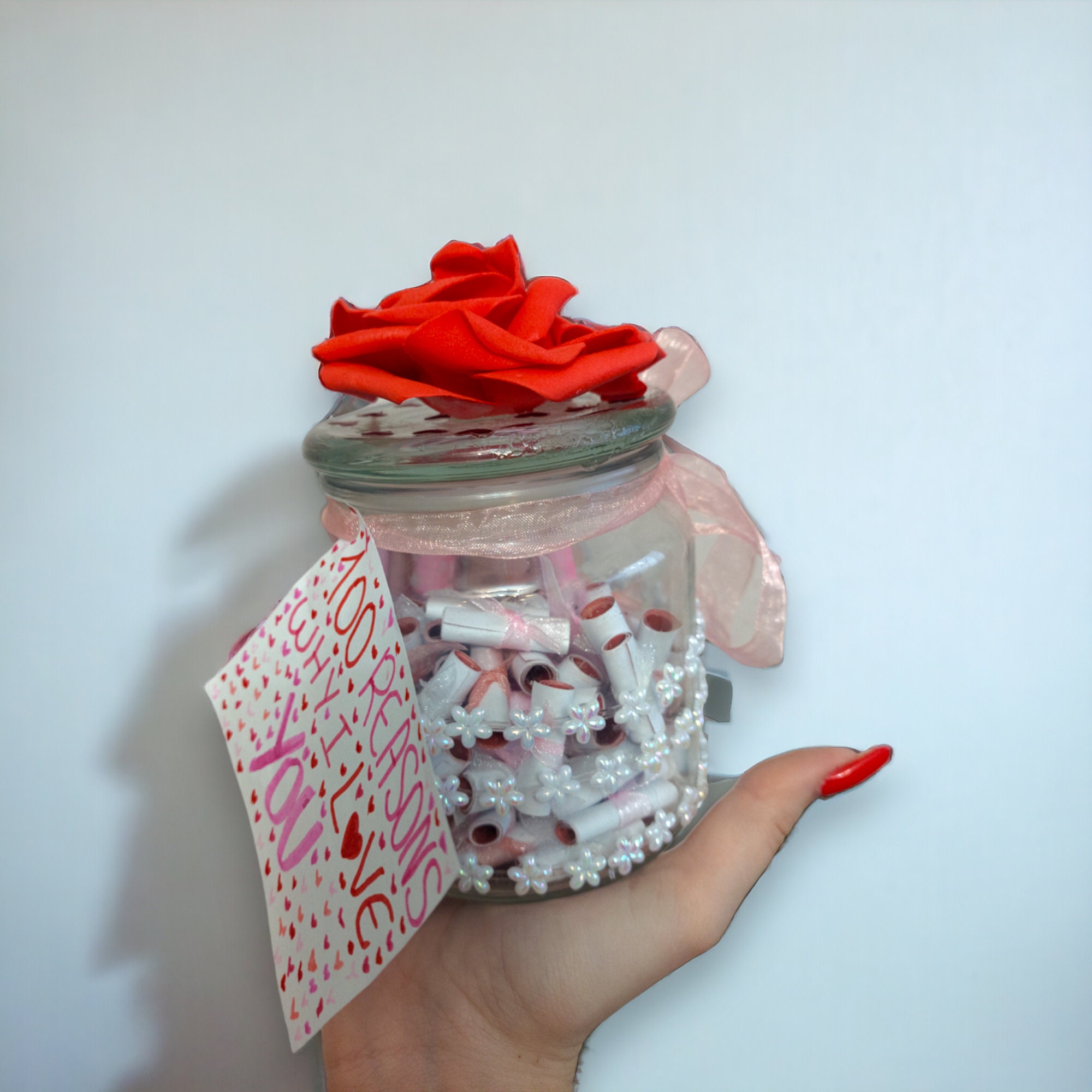 100 Reasons Why I Love You Jar
