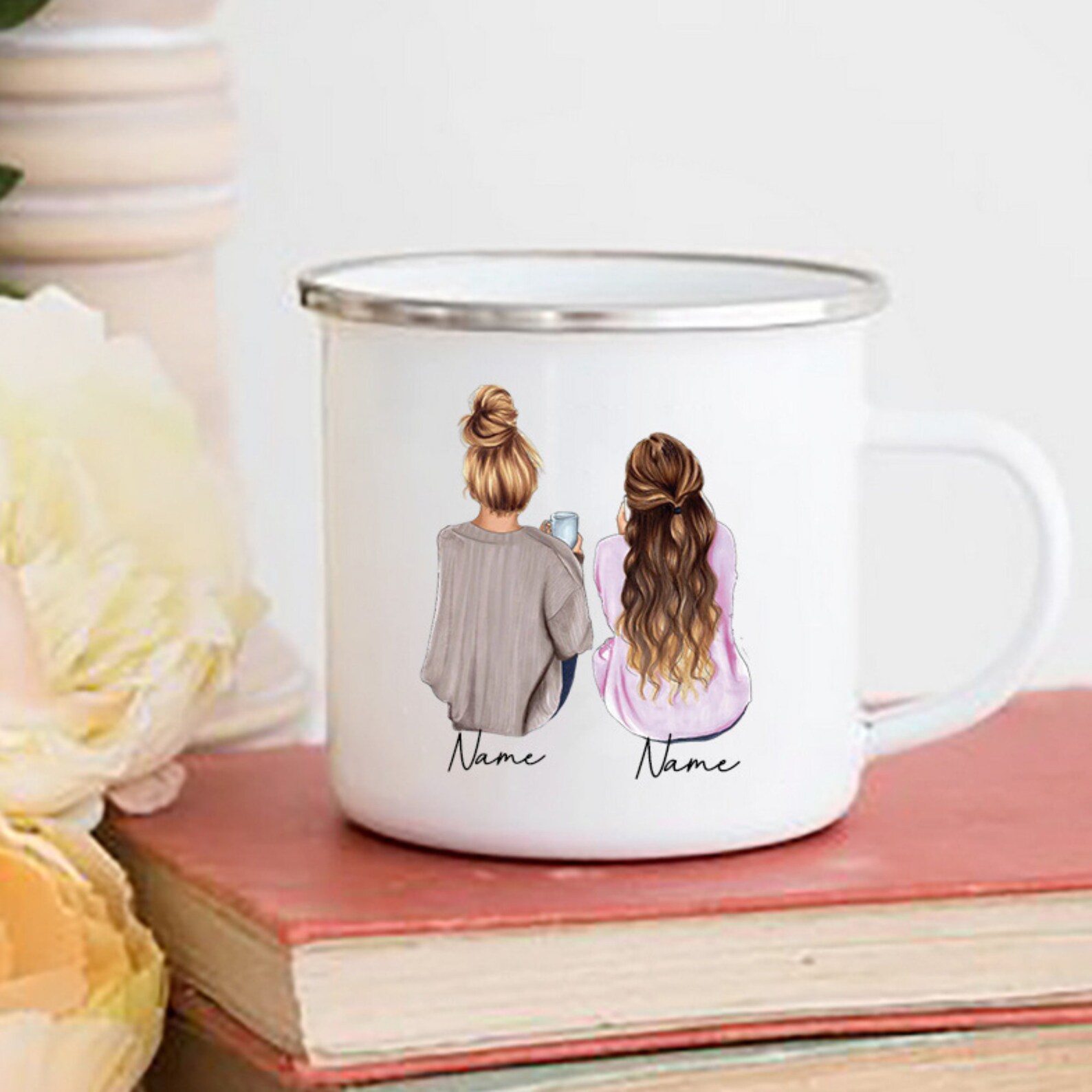 Personalized Best Friends Mug Custom Best Friends Mug - Etsy