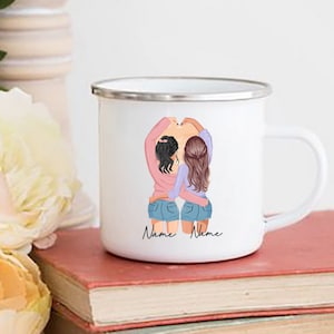 Personalized Best Friends Mug | Custom Friendship Gift - Etsy
