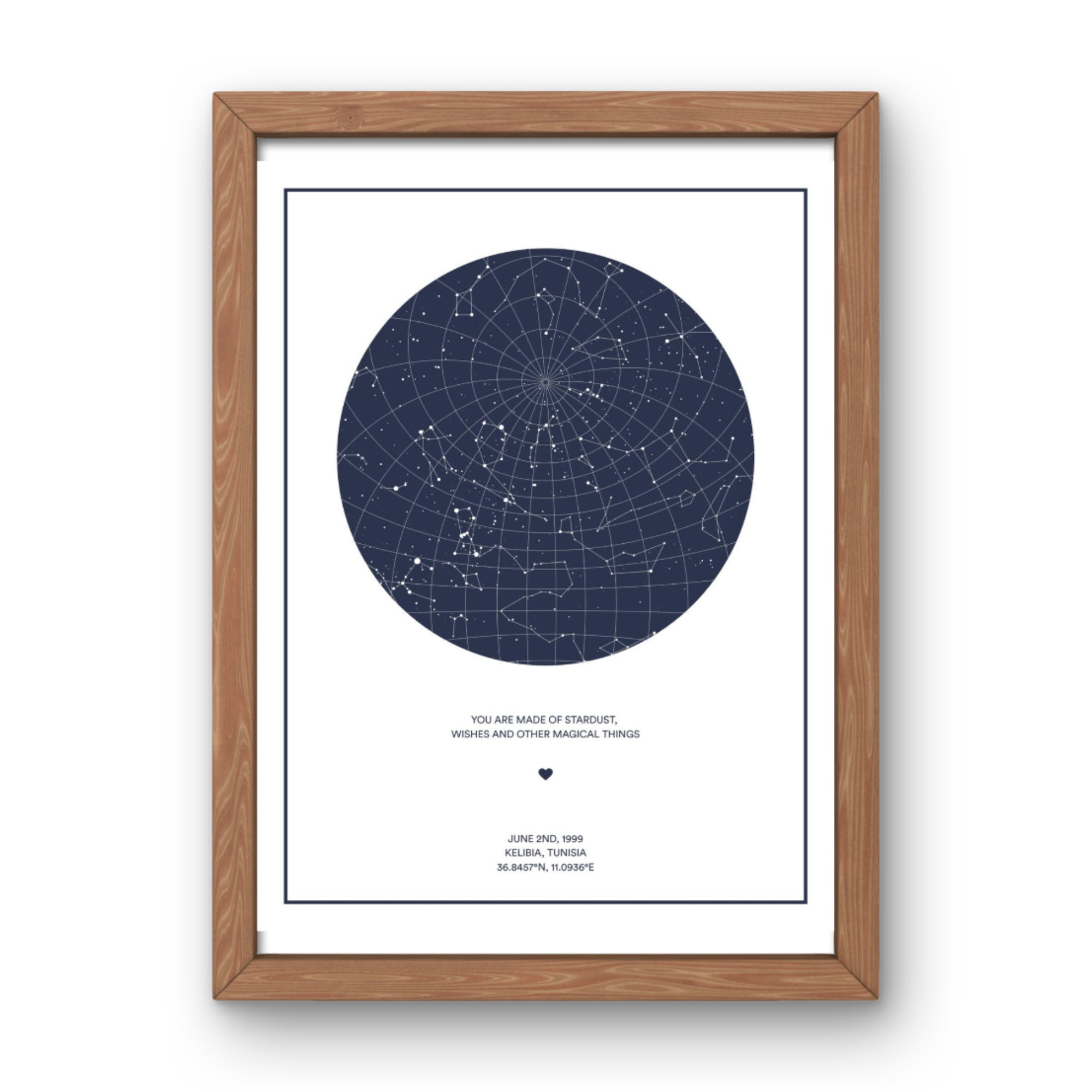 Digital Custom Star Map Print, Custom Star Map Poster, Anniversary ...