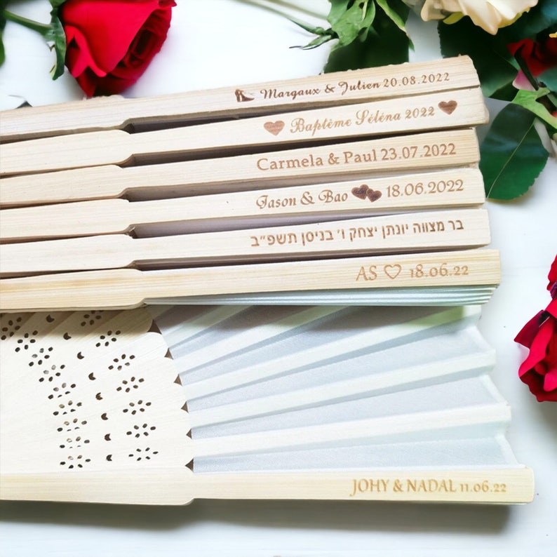 Personalized Hand Fans for Wedding Personalized Hand Fans - Etsy