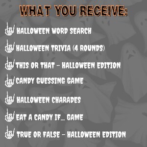 10 Halloween Games Bundle, Printable Halloween Party Games, Halloween ...