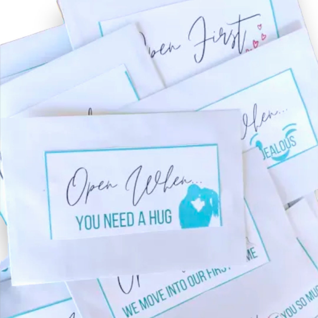 PRINTABLE DIY Open When Letters Labels | Valentine's Day Gifts ...