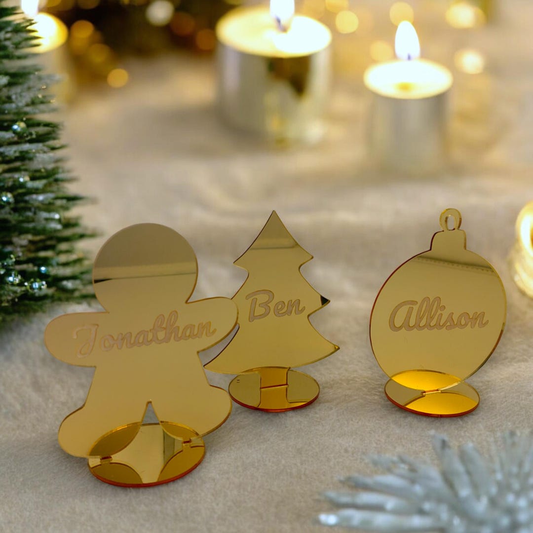 Christmas Place Cards, Christmas Name Cards, Christmas Name Tags ...