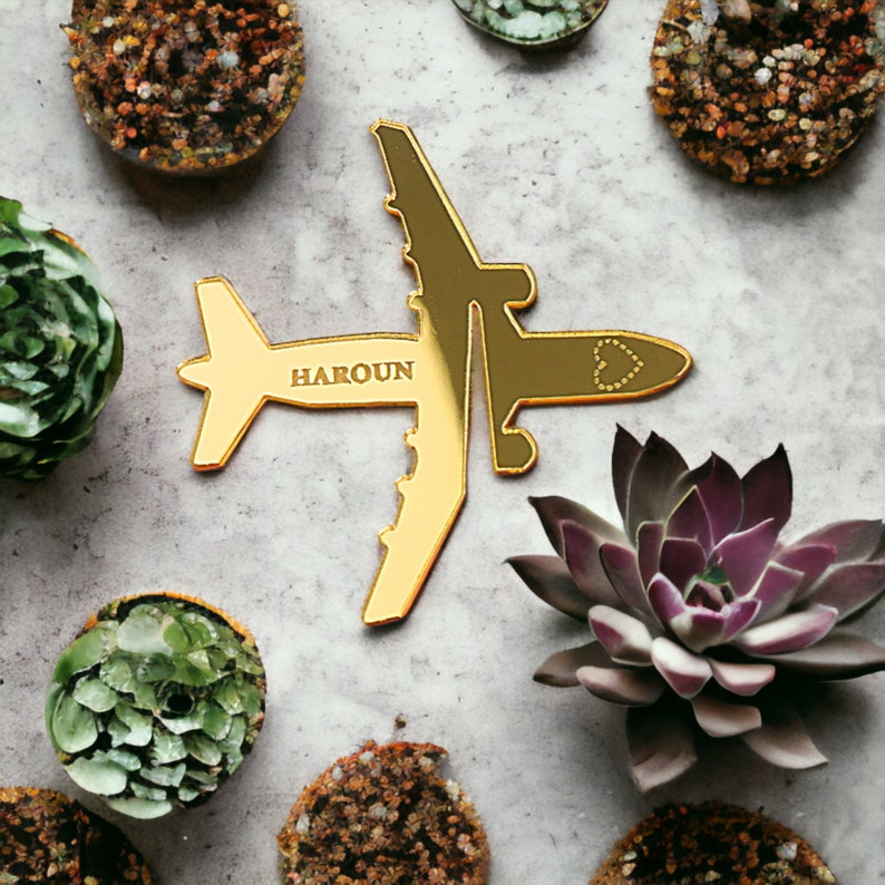 Personalized Airplane Drink Tags, Destination Wedding Airplane Place ...