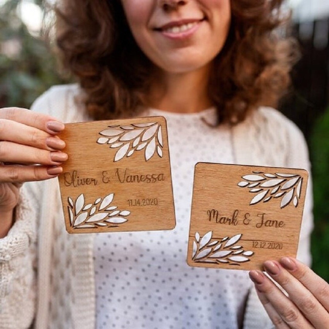 Personalized Wedding Coaster, Personalized Coasters for Wedding Gift ...