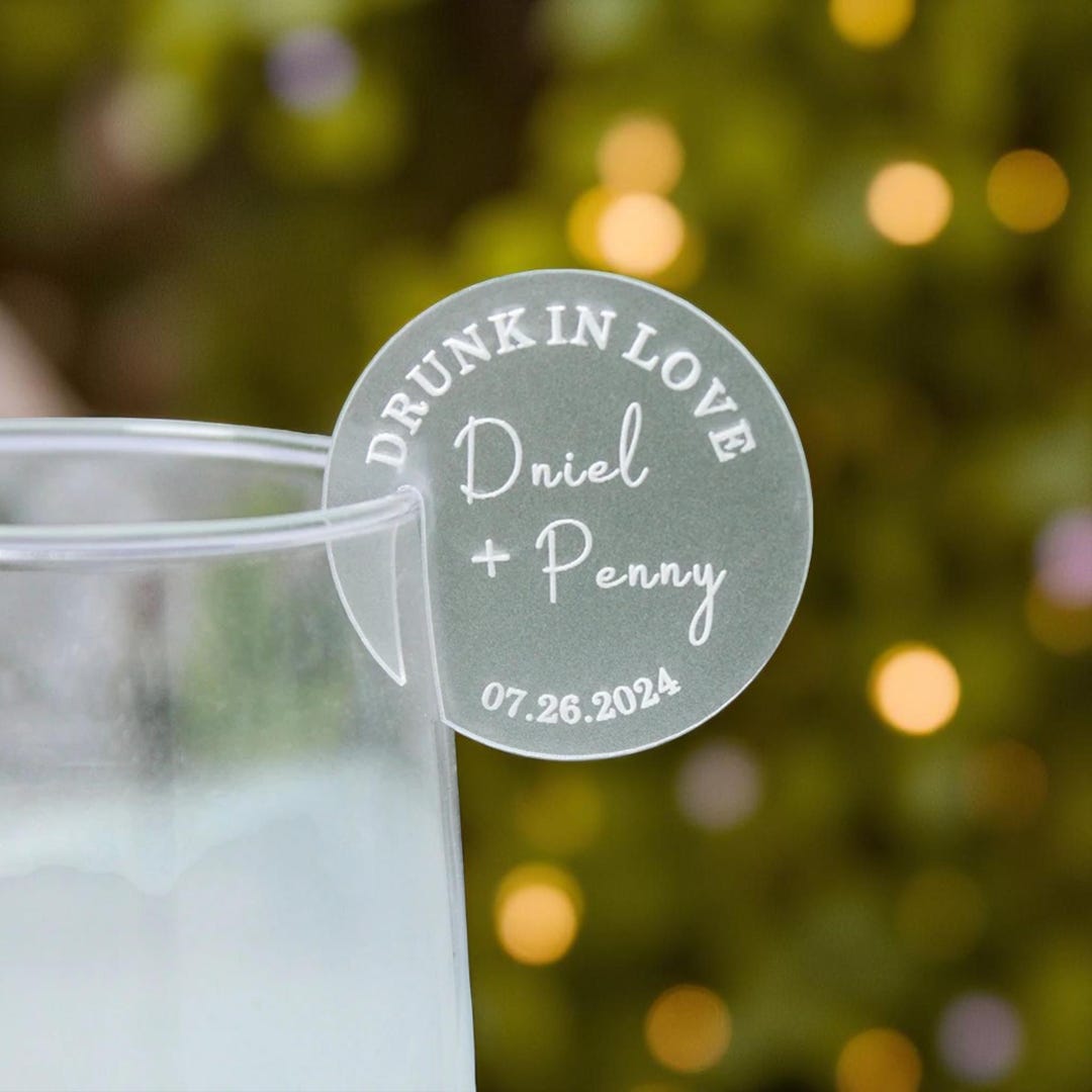 Personalized Drink Tags, Custom Drink Tags, Wedding Drink Tags, Wedding ...