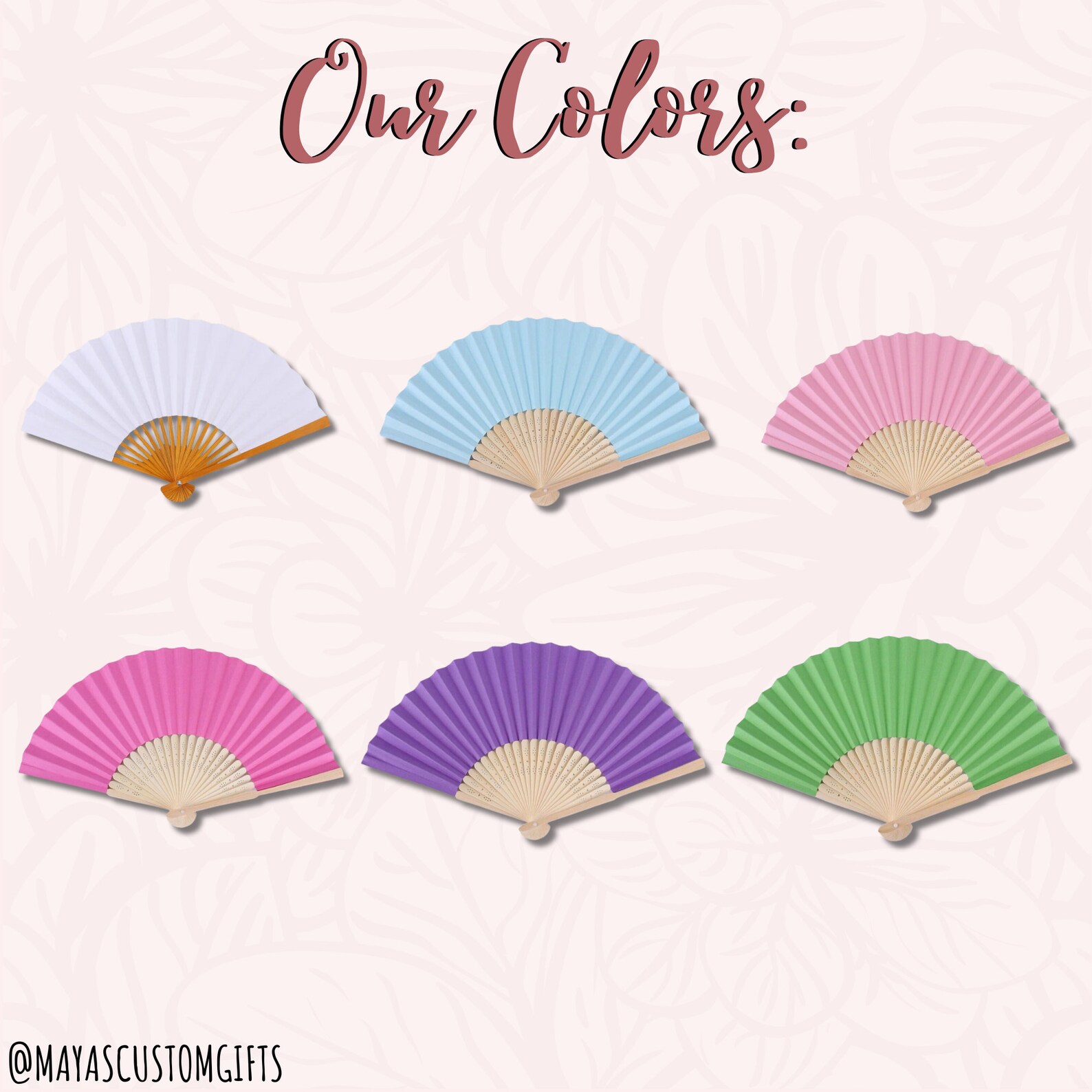 Personalized Hand Fans for Wedding Personalized Hand Fans - Etsy