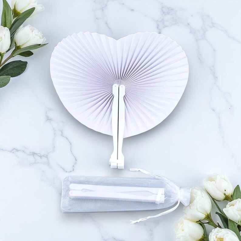 Custom Heart Shaped Fan, Custom Wedding Fans Bulk, Custom Wedding Fans ...