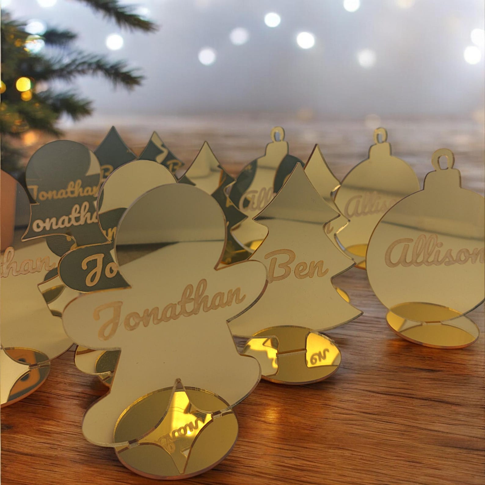 Christmas Place Cards, Christmas Name Cards, Christmas Name Tags ...