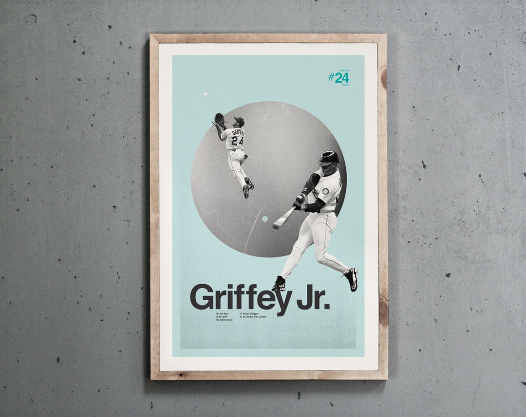 LIMITED EDITION Ken Griffey Jr Inspired Poster - Etsy