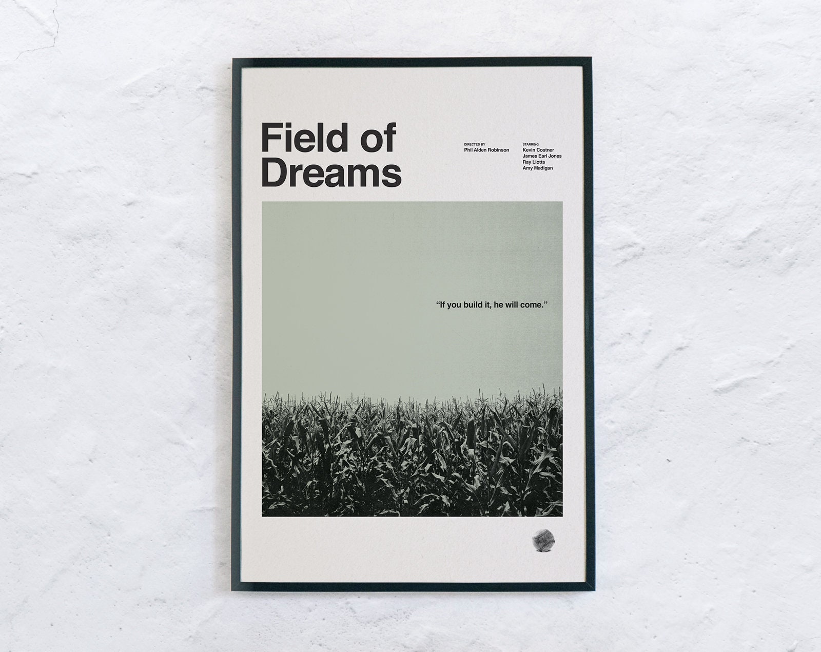 Field of Dreams Movie Poster Mid-century Inspired - Etsy