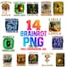 Italian Brainrot Meme PNG Bundle, Shirt & Sticker Design Files, FREE ...