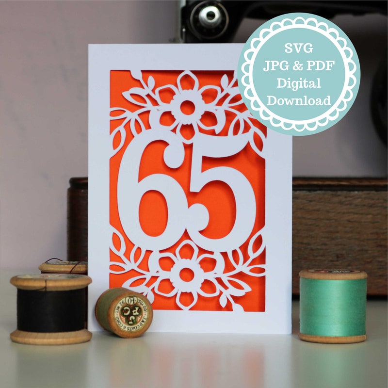 65th Birthday Card - Etsy