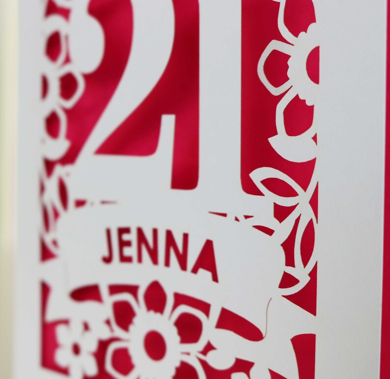 Cricut SVG Files for 21st Birthday Card - Etsy