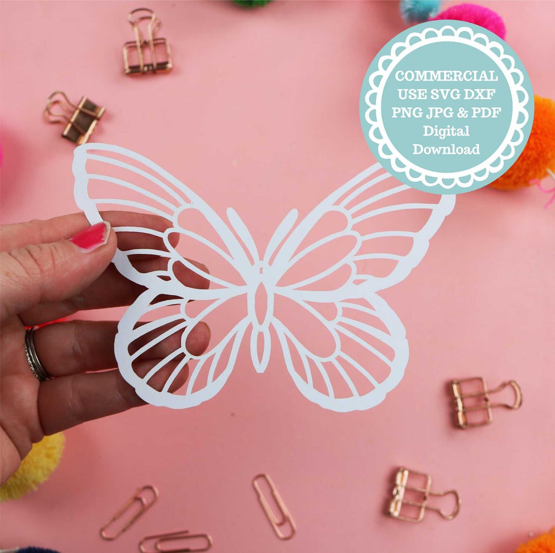 Butterfly SVG, Set of 10 Butterflies Digital Download PDF PNG Dxf Jpeg ...