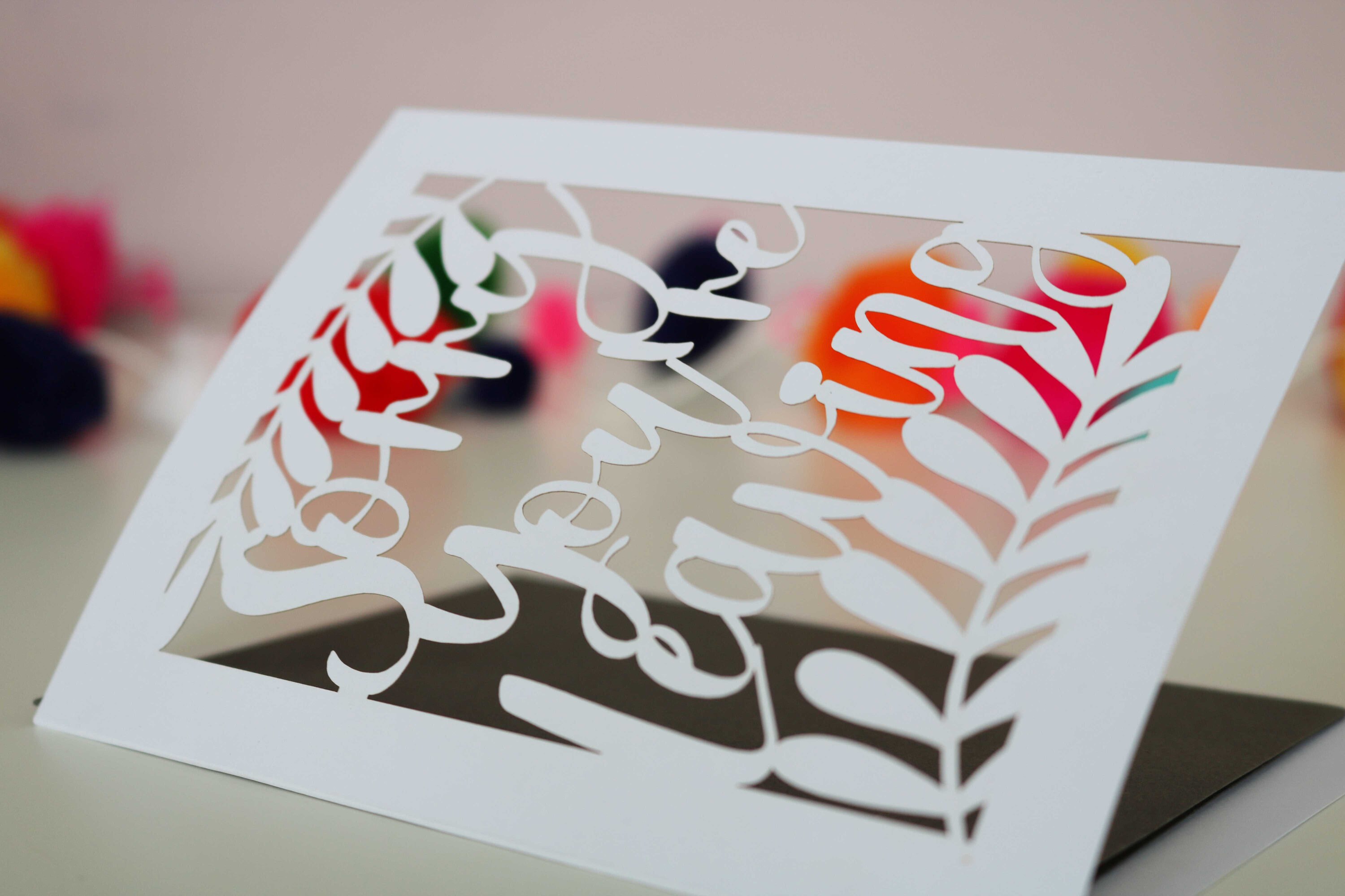 PAPERCUT TEMPLATE Sorry You're Leaving Card, SVG Dxf File for Cricut ...