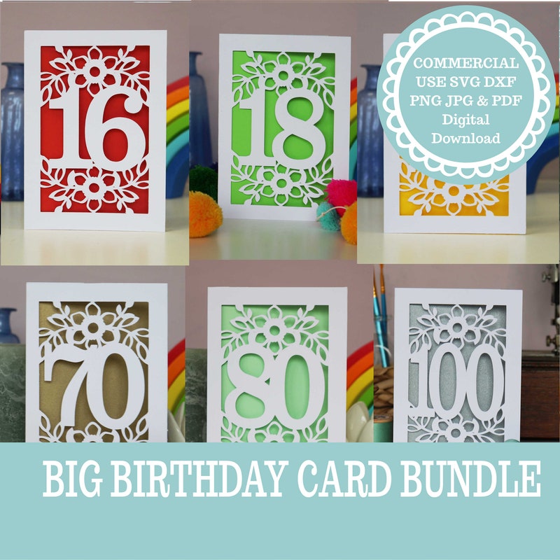 Papercut Cards - Etsy