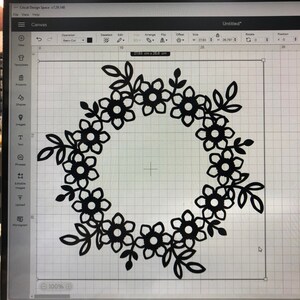 SVG PNG PDF Commercial Use Floral Wreath Papercuts, Digital Download ...