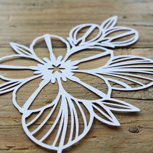 Cherry Blossom Paper Cutting Template, PDF and SVG - Etsy