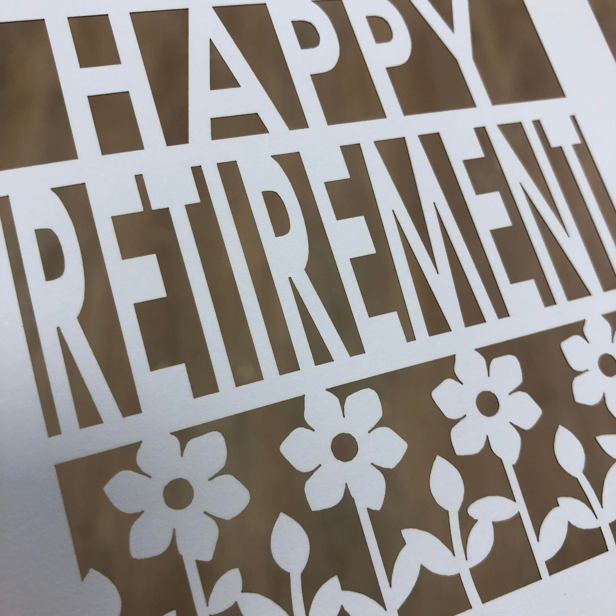 Retirement Card SVG for Cricut Insert Card - Etsy