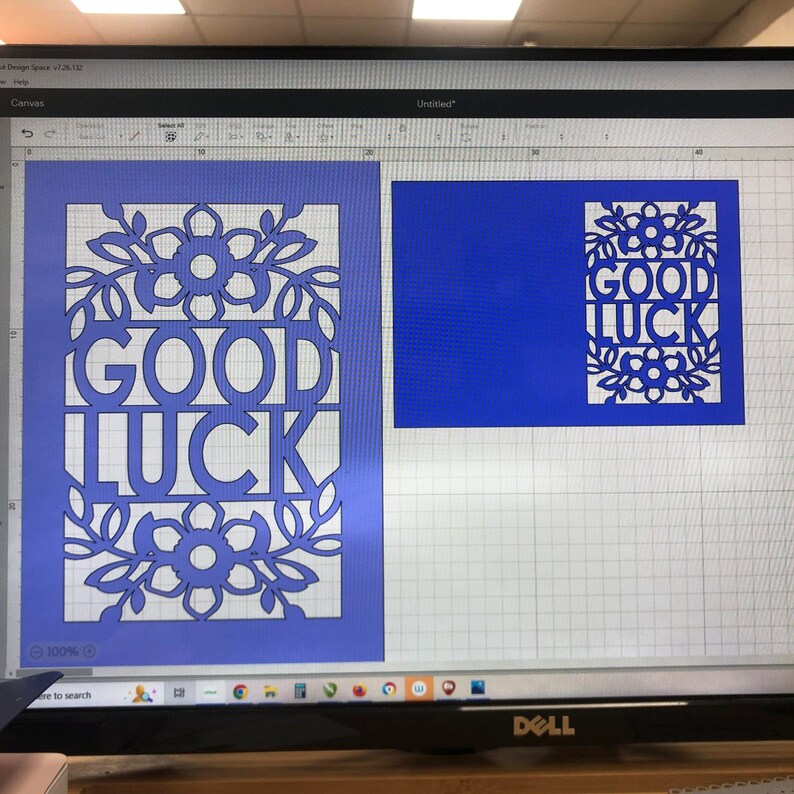 SVG PDF Good Luck Card Papercut Template, SVG File for Cricut, Digital ...
