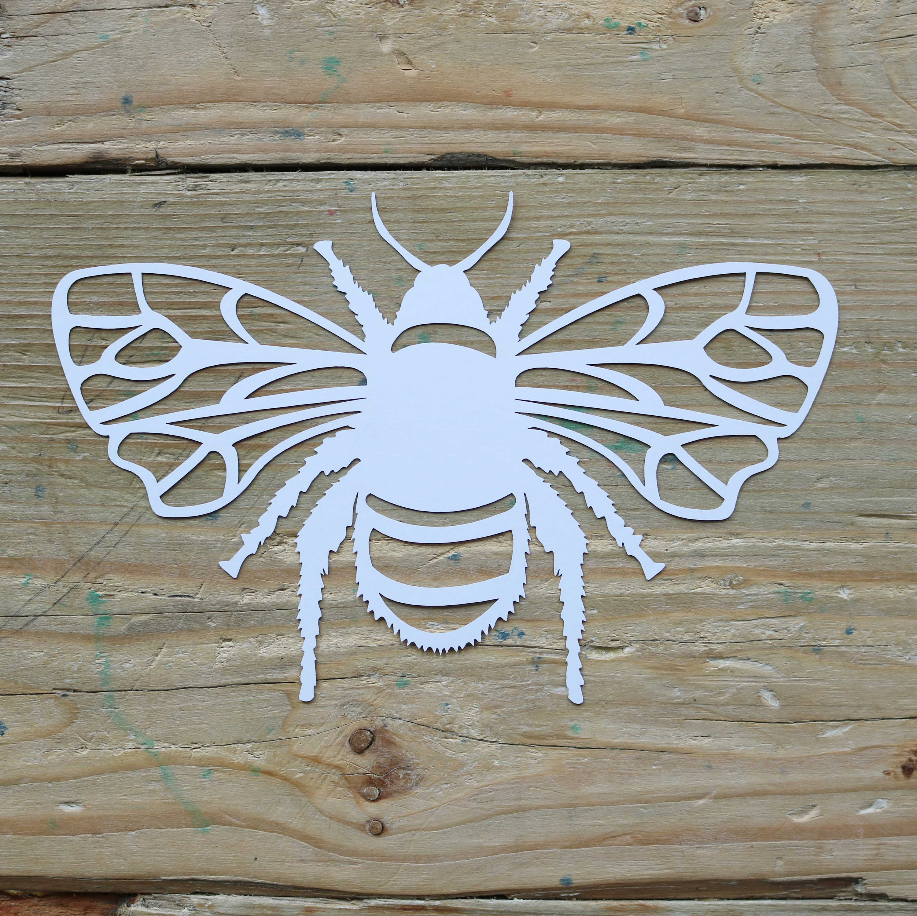 Bee Paper Cut Template SVG Files for Cricut or Laser Cutting, PDF for ...