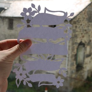 SVG PNG PDF Banner Papercut, Digital Download File for Laser, Hand ...