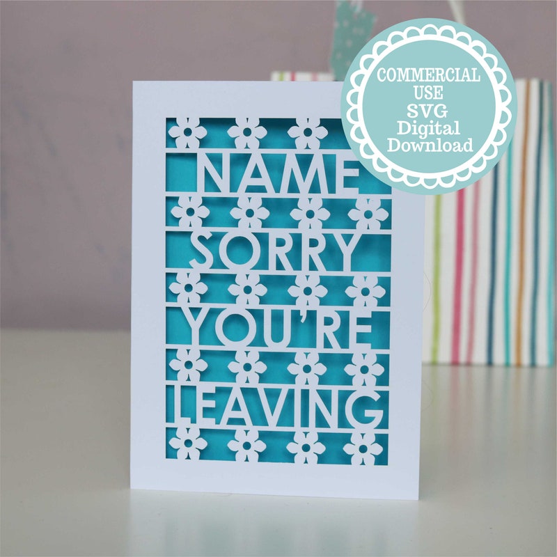 Leaving Card - Etsy