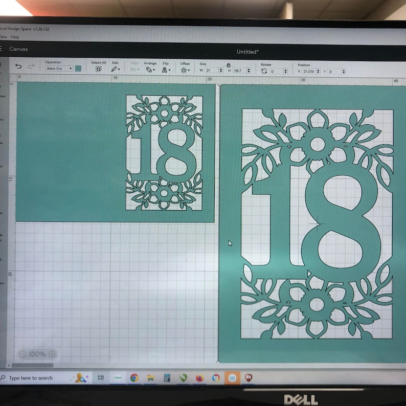 SVG PDF 18th Birthday Card Papercut Template, Age 18 Card SVG File for ...