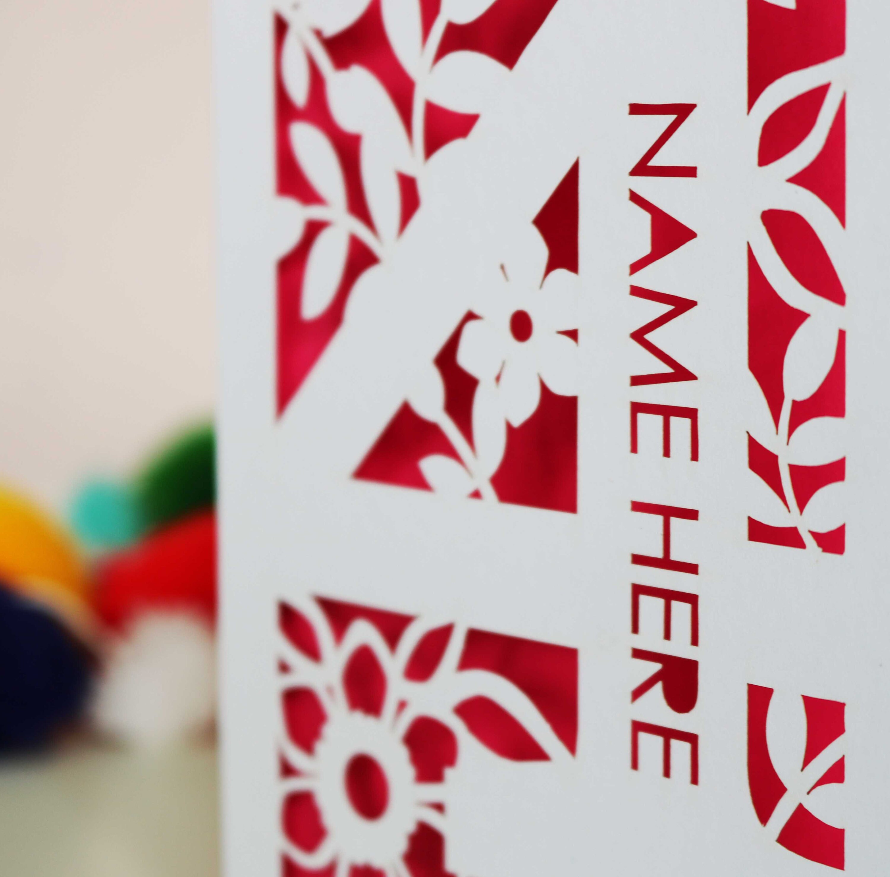 4th Birthday Card SVG for Cricut Insert Cards or Laser Cutting Machines ...