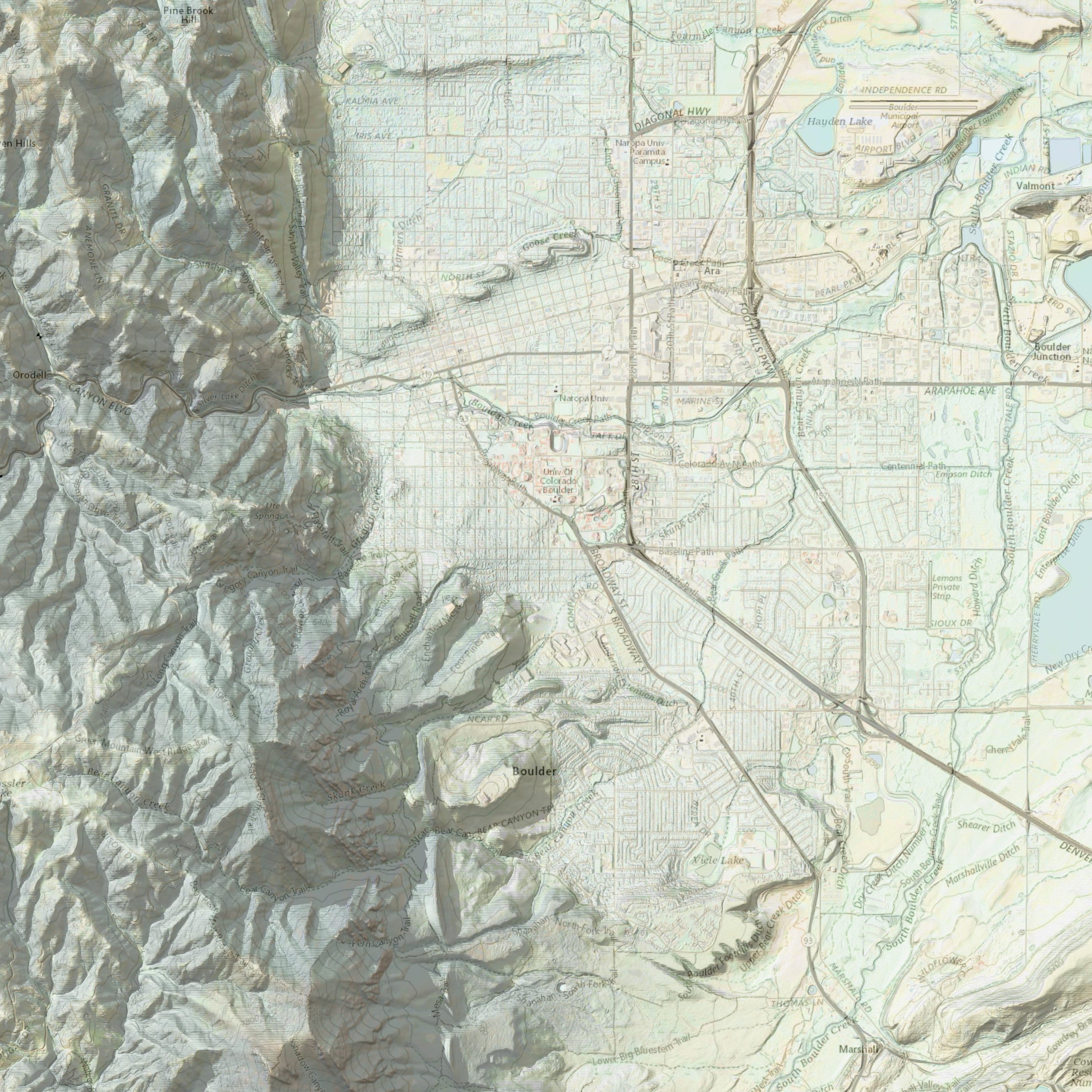 Customizable Topographic Map Gift Father's Day Gift Custom Shaded ...