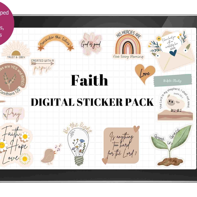 Faith Sticker - Etsy