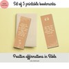 Printable Bible Bookmarks Names of God Set of 2 Printable Book Marks ...