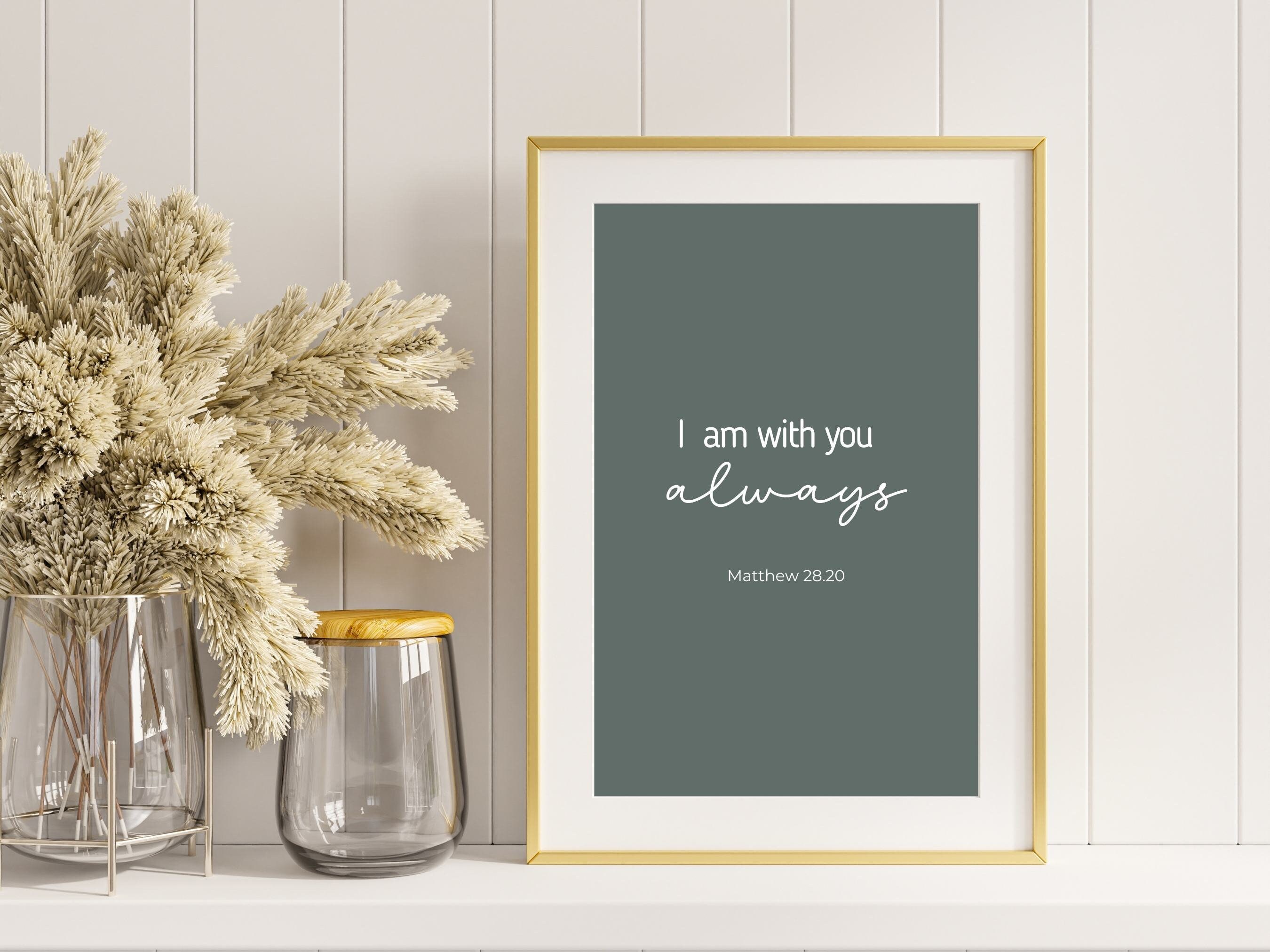 Printable Christian Wall Art Modern Christian Art, Bible Verse Wall Art ...